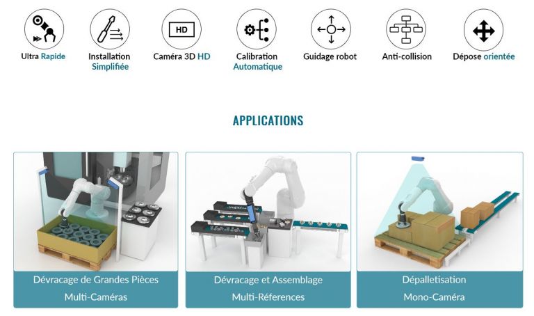 Pickit 3D dévracage, système de vision pour robot Pick-it, Pick-it ...
